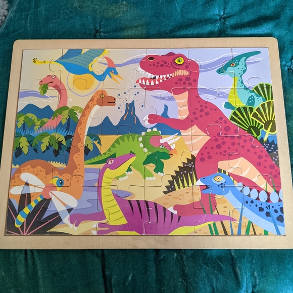 Toys | Wooden Dinosaur Puzzle | Poshmark